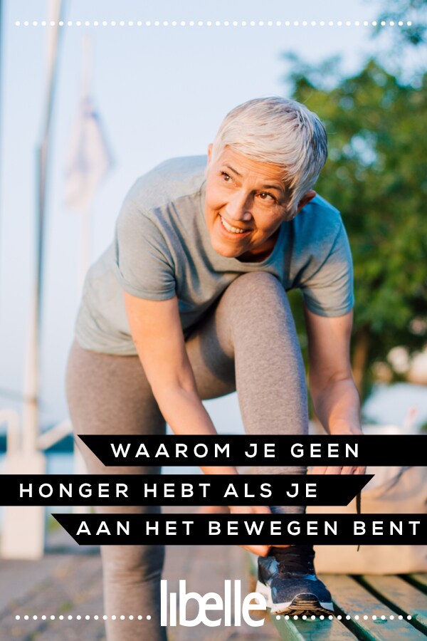 Waarom je geen honger hebt als je aan het bewegen bent | Libelle