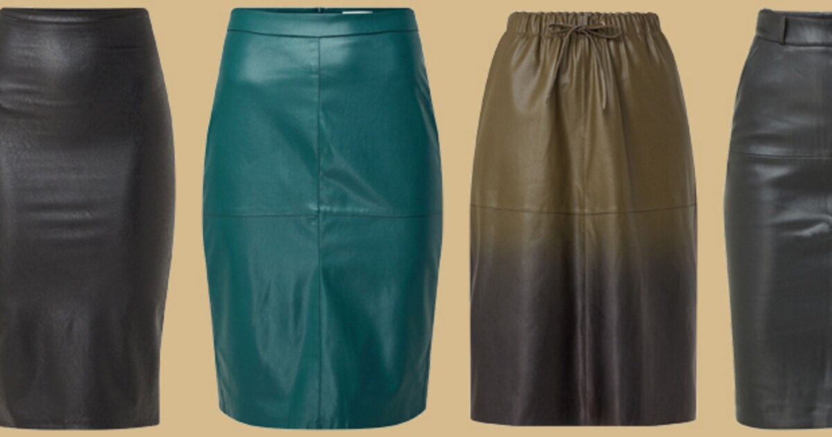 Zo draag je hét klassieke item van de winter: de leren rok | Libelle