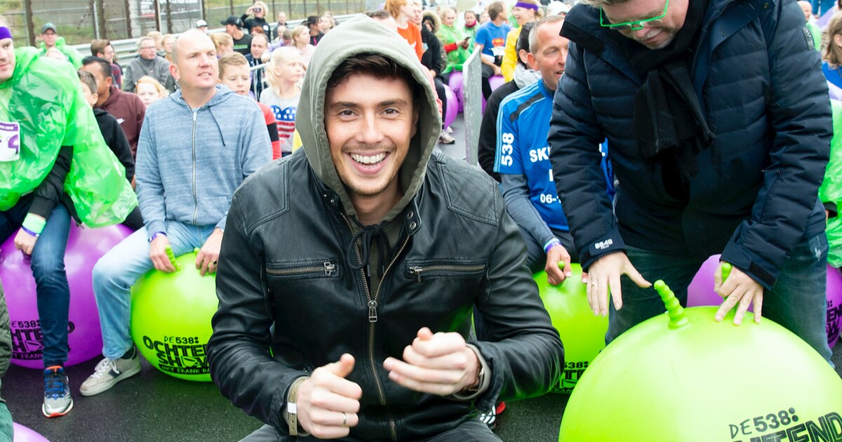 538-dj Mark Labrand trotse vader geworden van een klein vechtertje ...
