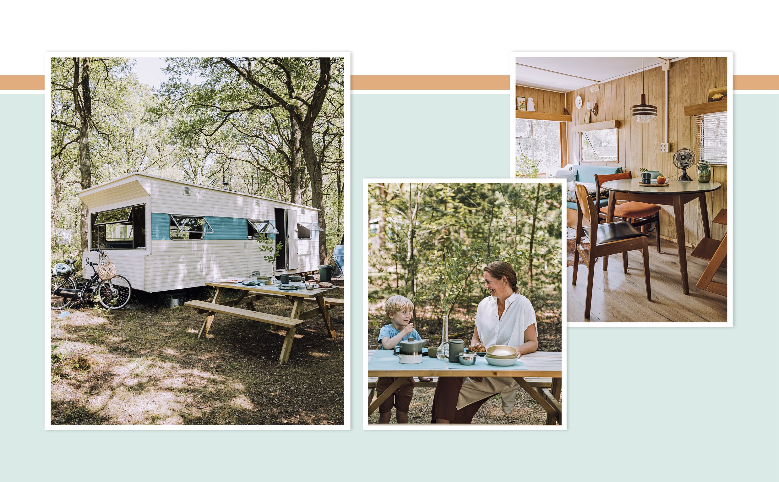 Happy campers in het bos: binnenkijken in een stijlvolle vintage ...
