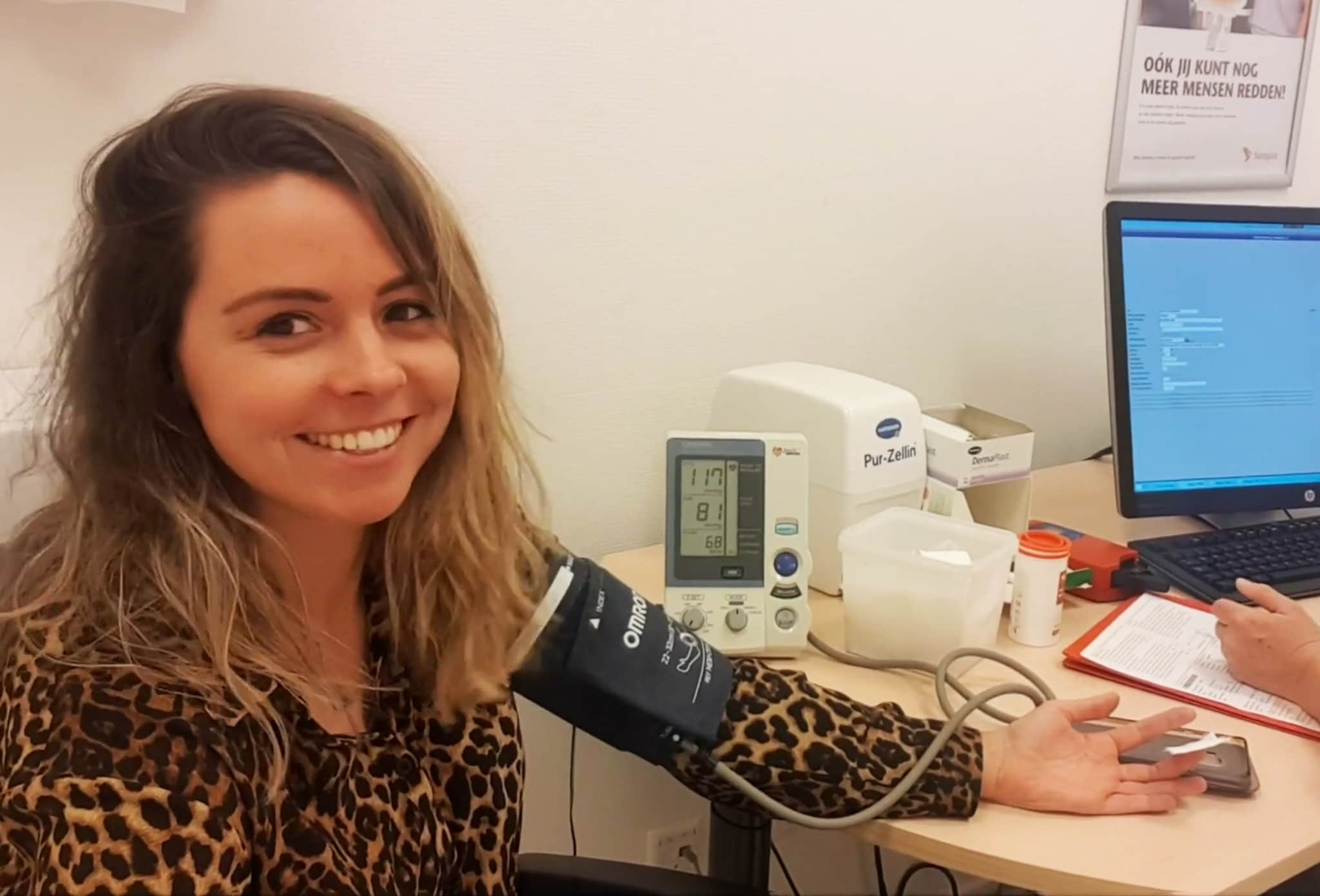 Bloeddonor worden? Kim laat zien hoe het werkt