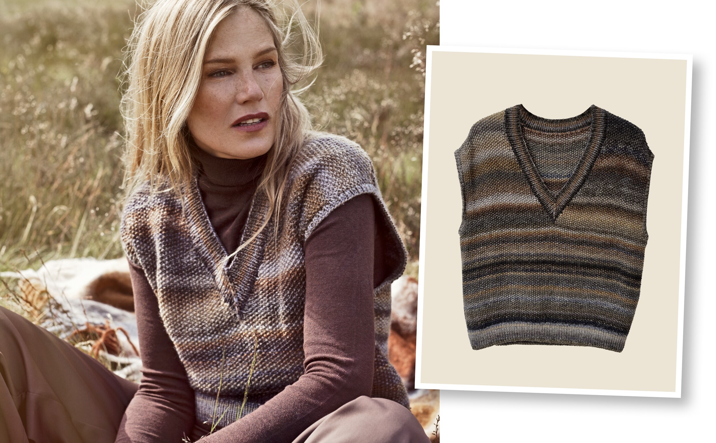 Breipatroon: deze gestreepte spencer kun je helemaal zelf maken | Libelle