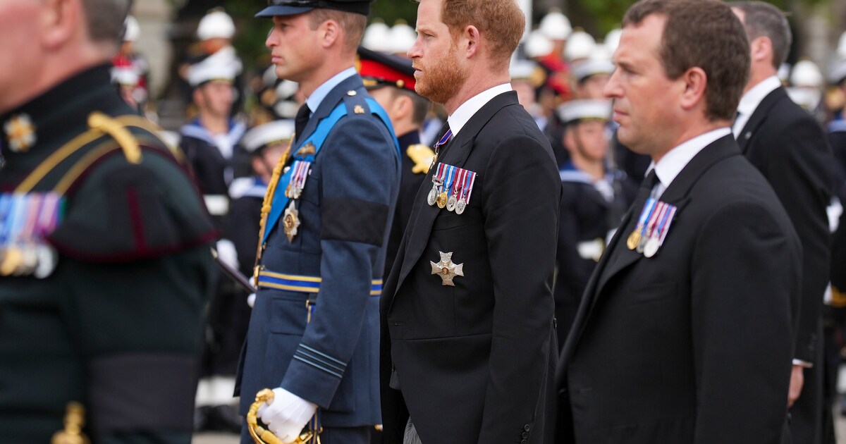 Prins William en Harry zichtbaar aangedaan bij afscheid koningin ...