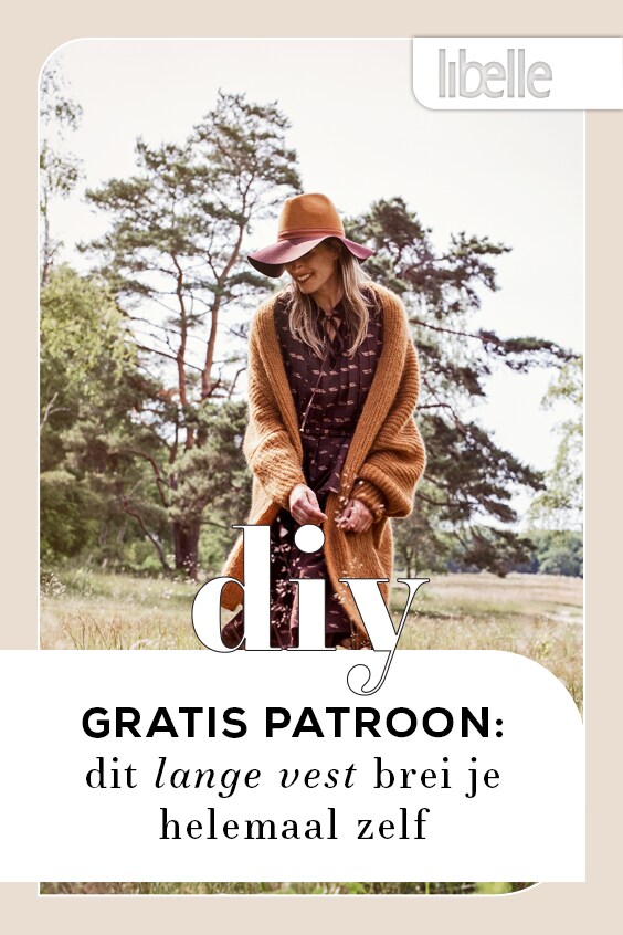 Dit lange vest wil je nooit meer uittrekken én kun je helemaal zelf ...
