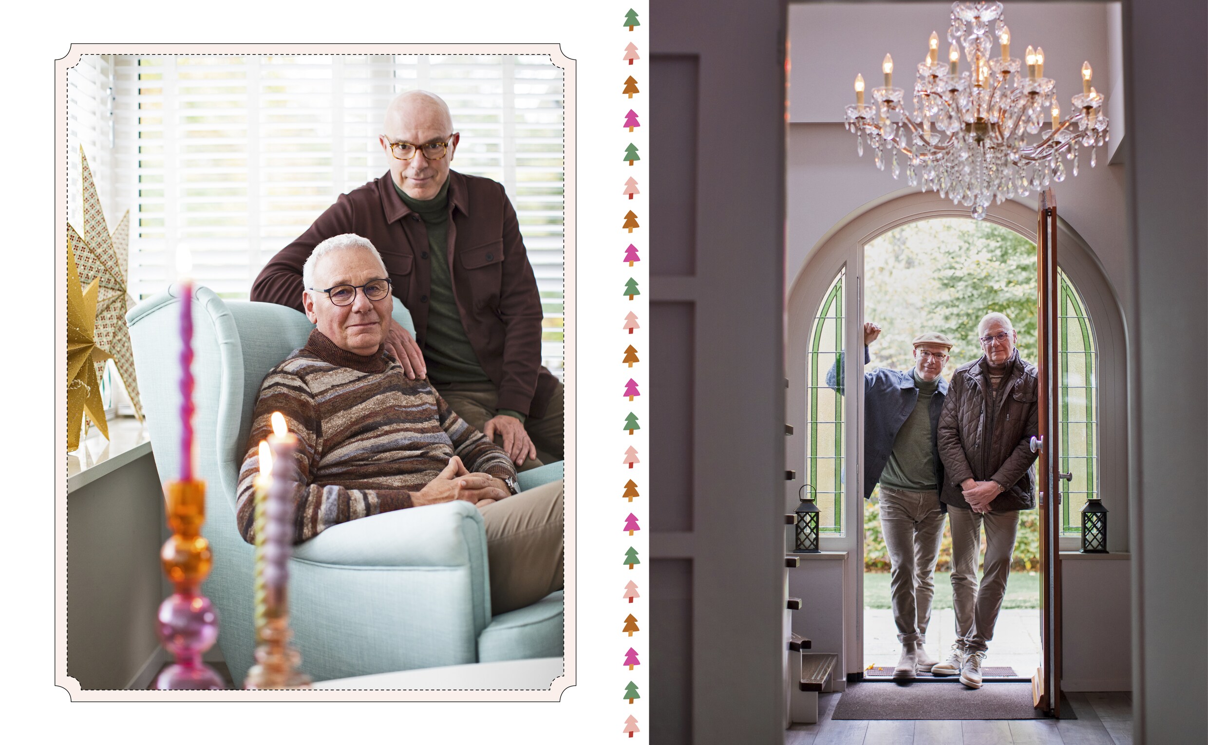 Jan de Hoop en zijn man Coen: “Het klinkt klef, maar wij vinden kerst ...