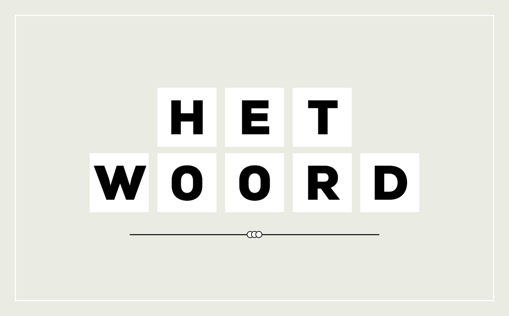 Speel íedere dag ‘Het Woord’: hoeveel pogingen heb jij nodig?