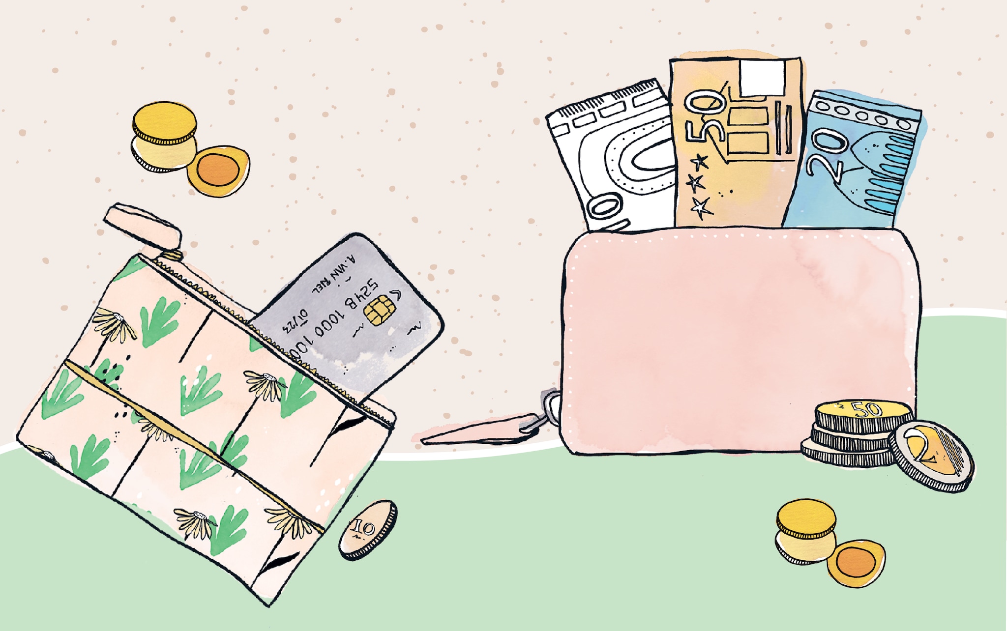 “Na mijn scheiding stond ik te bibberen als ik moest pinnen”