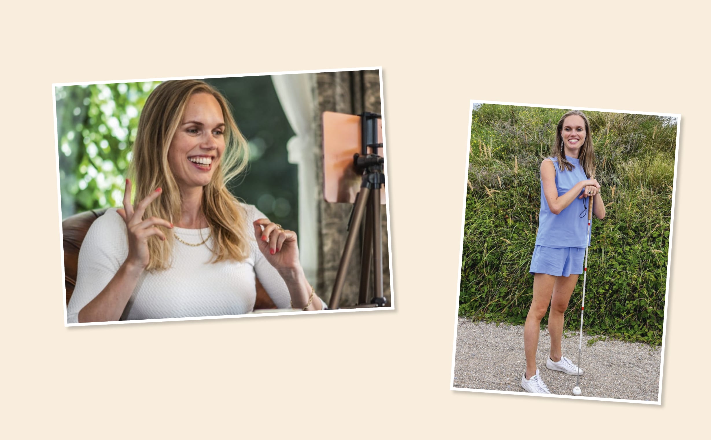 Tjarda (36) is bijna blind en vlogt daarover: “Ik wil het anders zijn ...