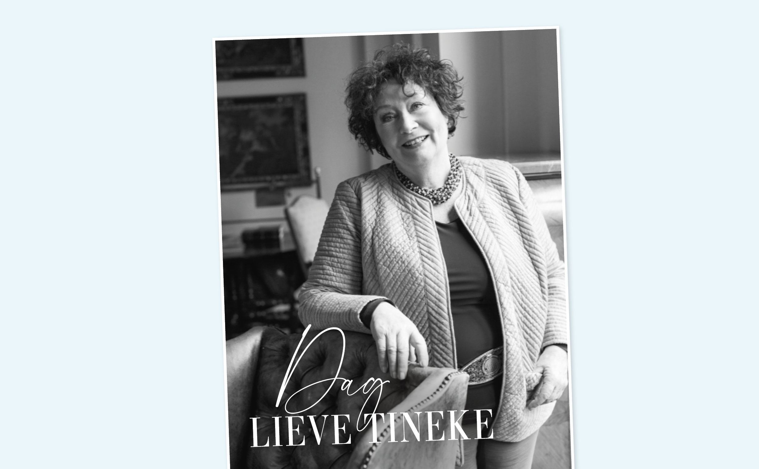 In memoriam: Tineke Beishuizen (1938-2023): “Lieve Tineke, als ik aan ...