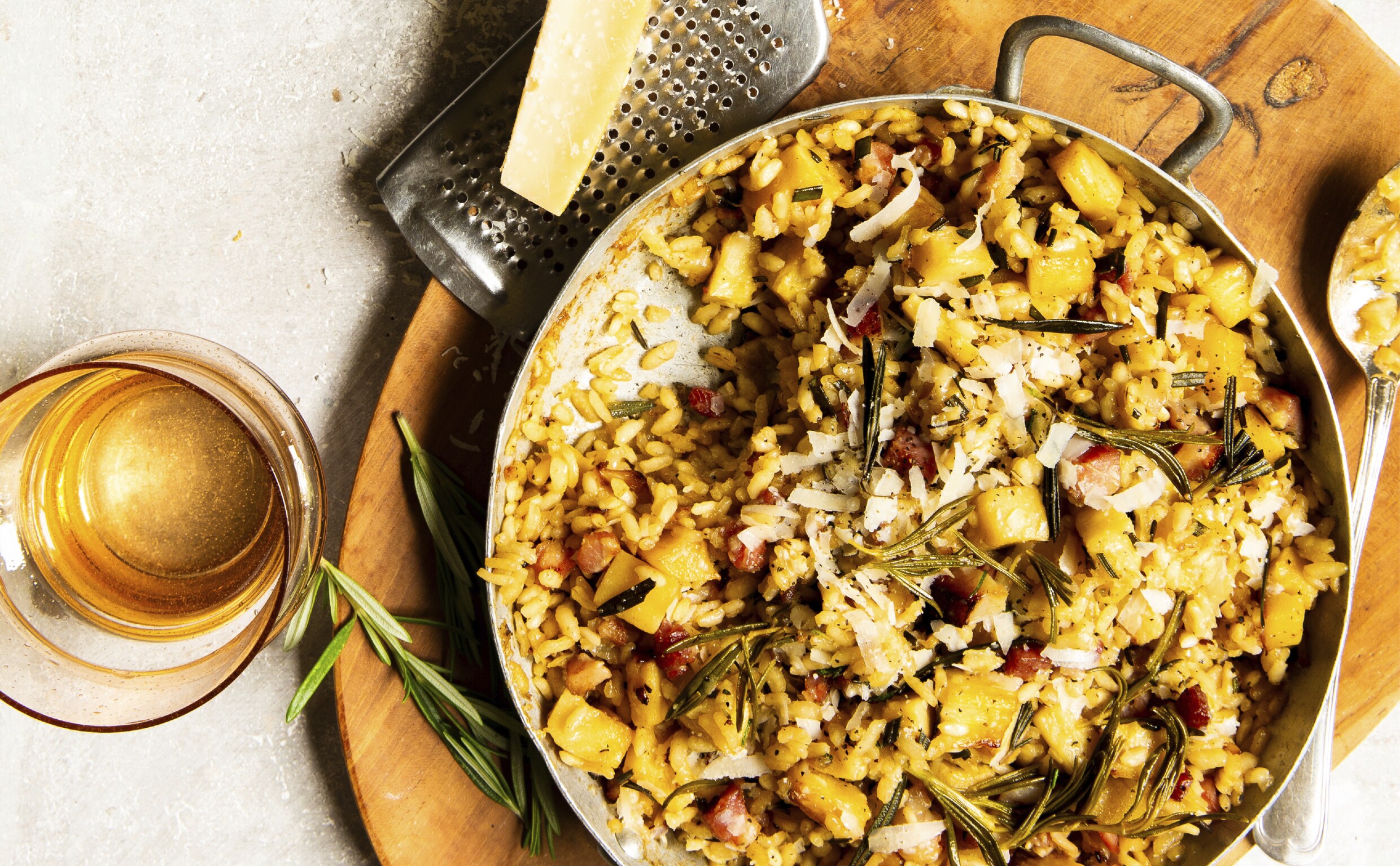 Recept: zachte aardpeer-risotto met spekjes | Libelle