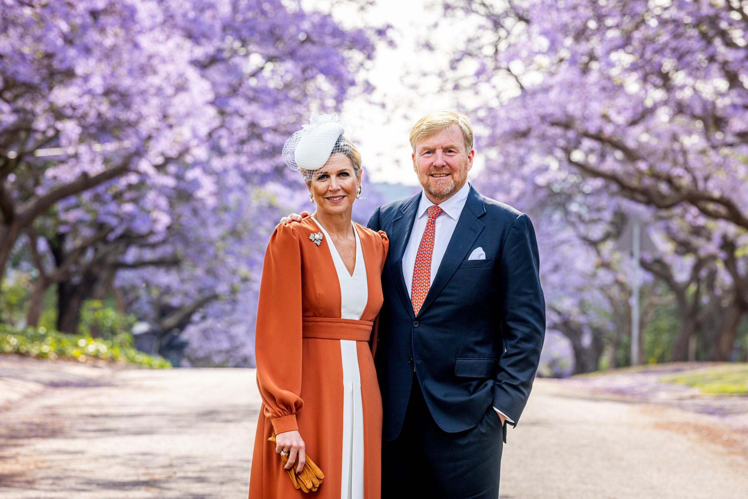 Hé, waar zagen we deze prachtige herfstjurk van Máxima ook alweer ...