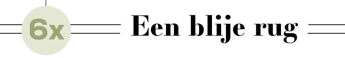 25 oefeningen voor een betere rug | Libelle