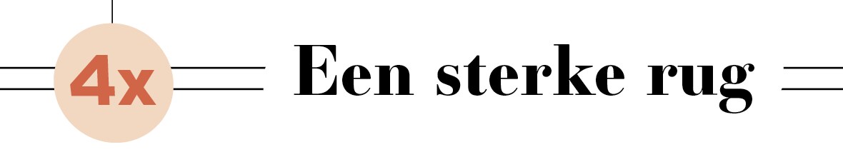 25 oefeningen voor een betere rug | Libelle