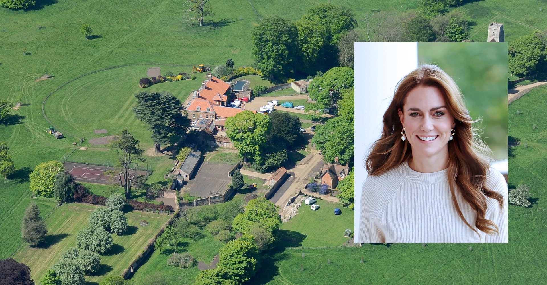 Dit is Anmer Hall, het toevluchtsoord van prinses Catherine