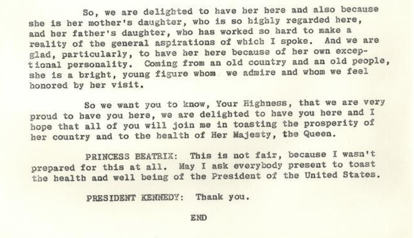 Koninklijke Kiekjes: Beatrix is in 1963 zéér onder de indruk van ...