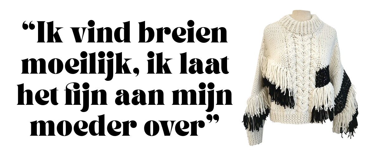 Toffe trui met franjes van ontwerper Claes Iversen | Libelle