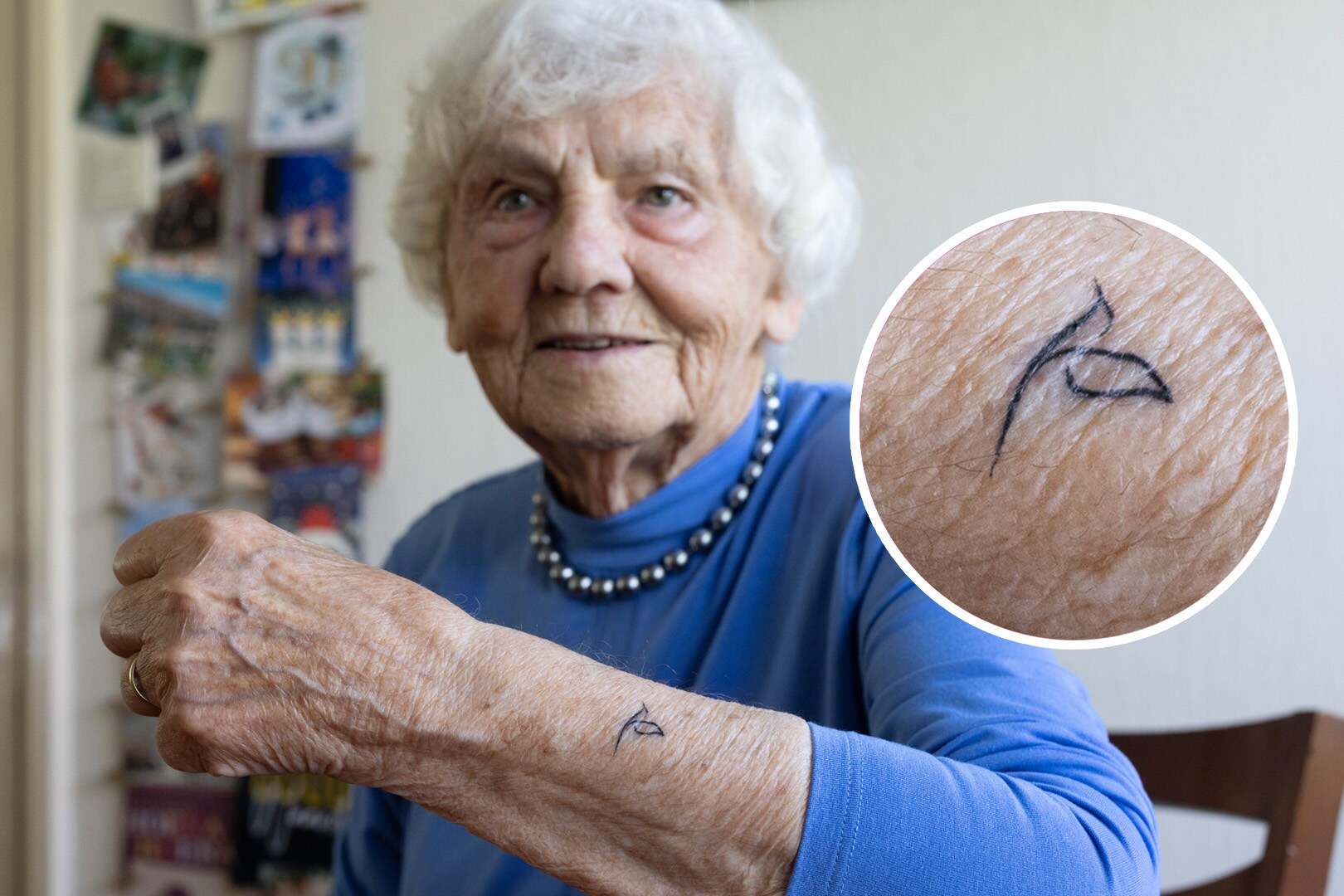 Henny (91) zet haar eerste tattoo: "Mocht wel wat groter" | Libelle