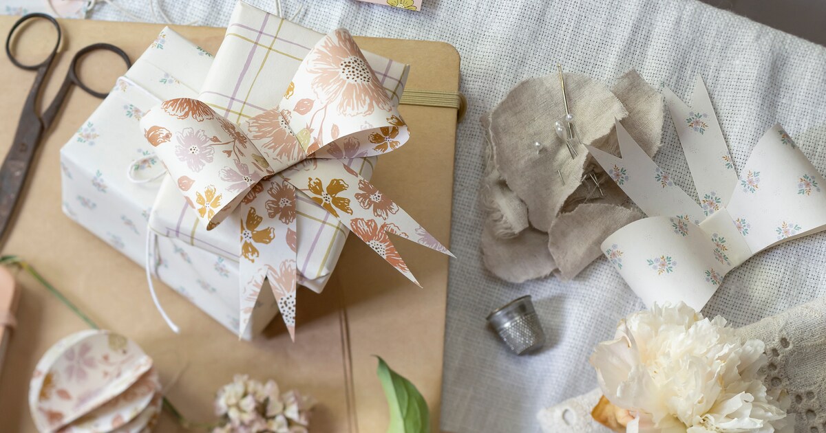 DIY: zo maak je een feestelijke strik van papier