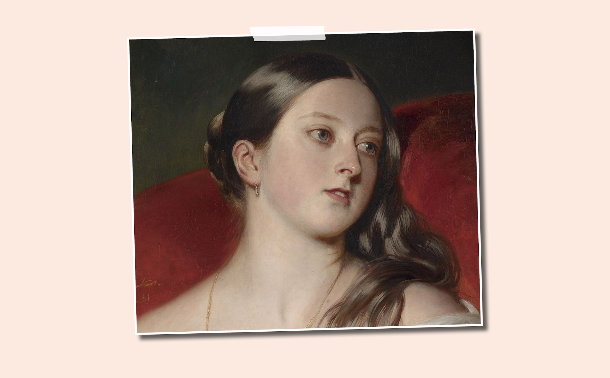 Dít schilderij van koningin Victoria is verrassend ondeugend