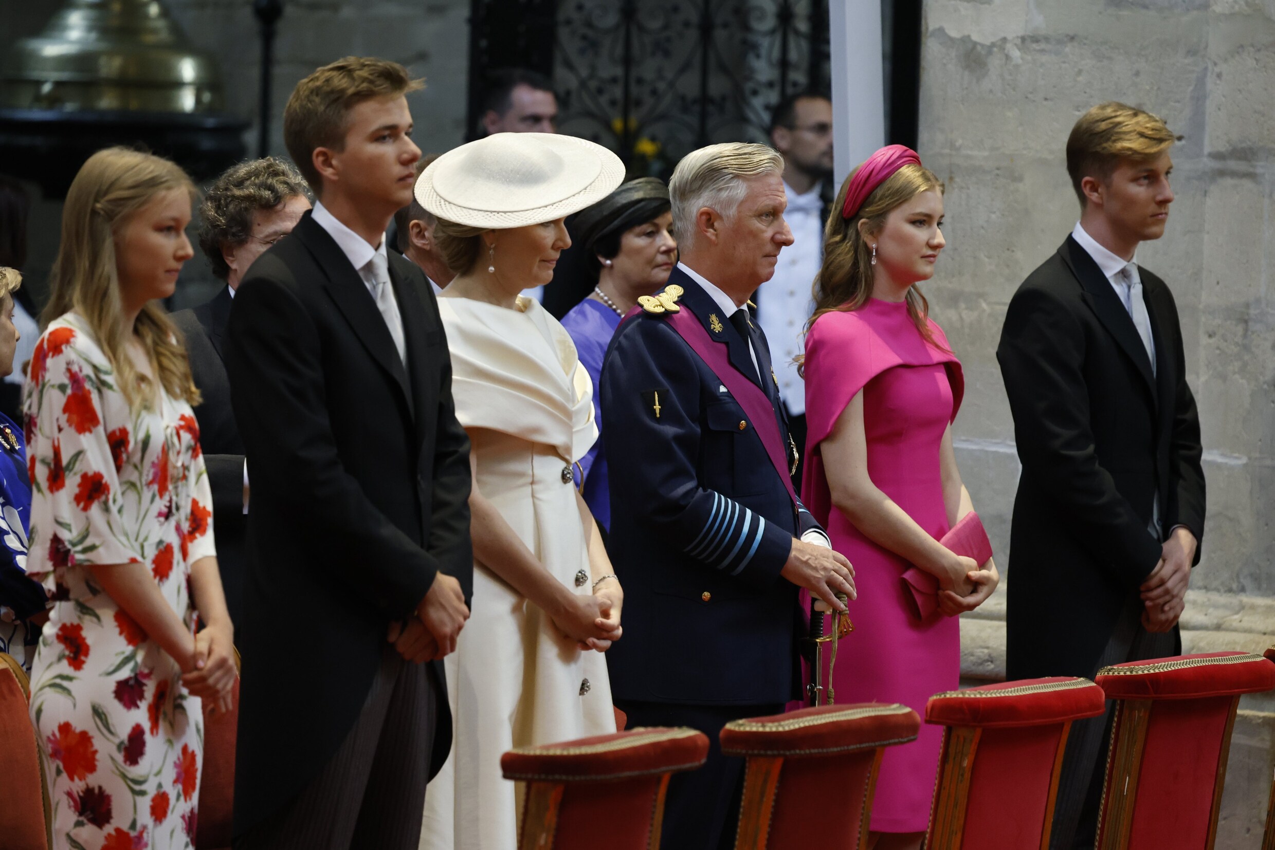 Fraaie fifties vibes voor koningin Mathilde op de Nationale Dag | Libelle