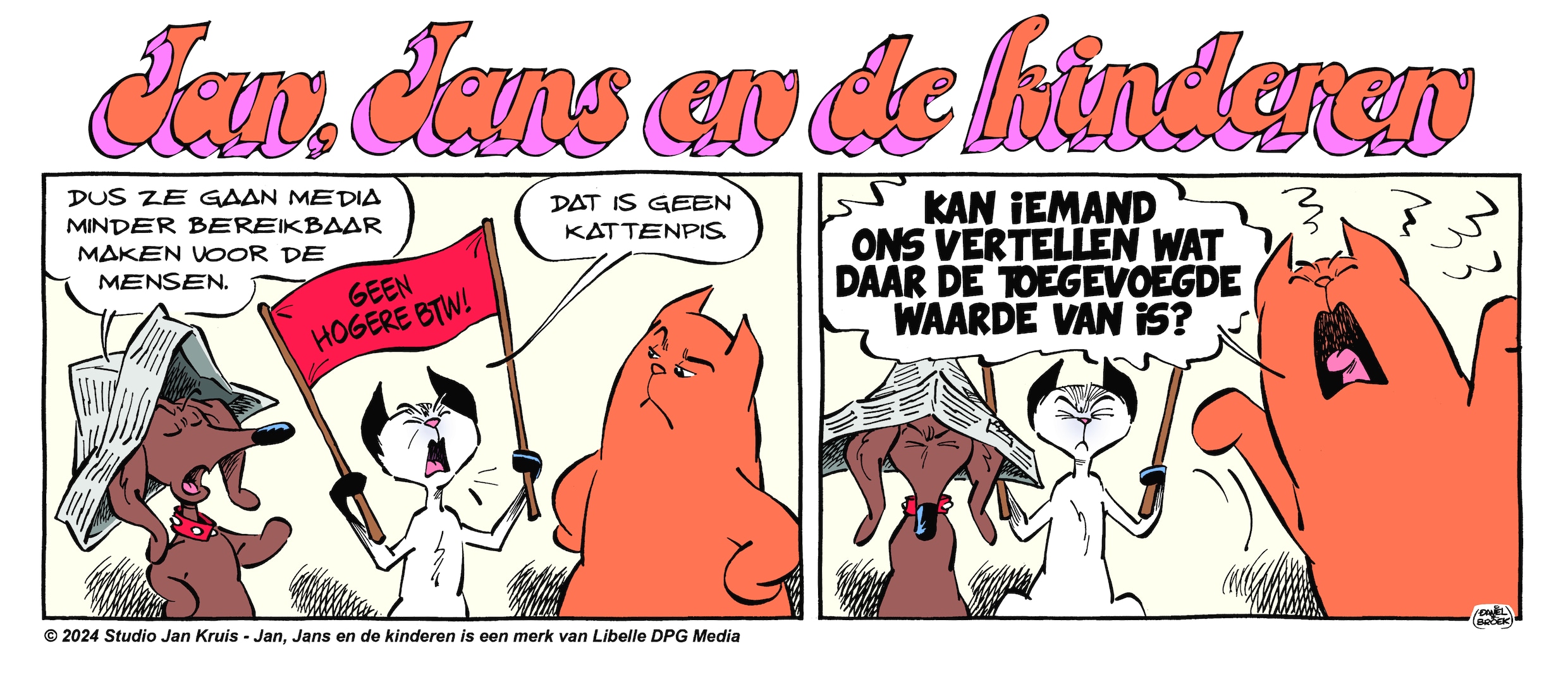 #Stripdebtw: de Rode Kater zegt NEE tegen de BTW | Libelle