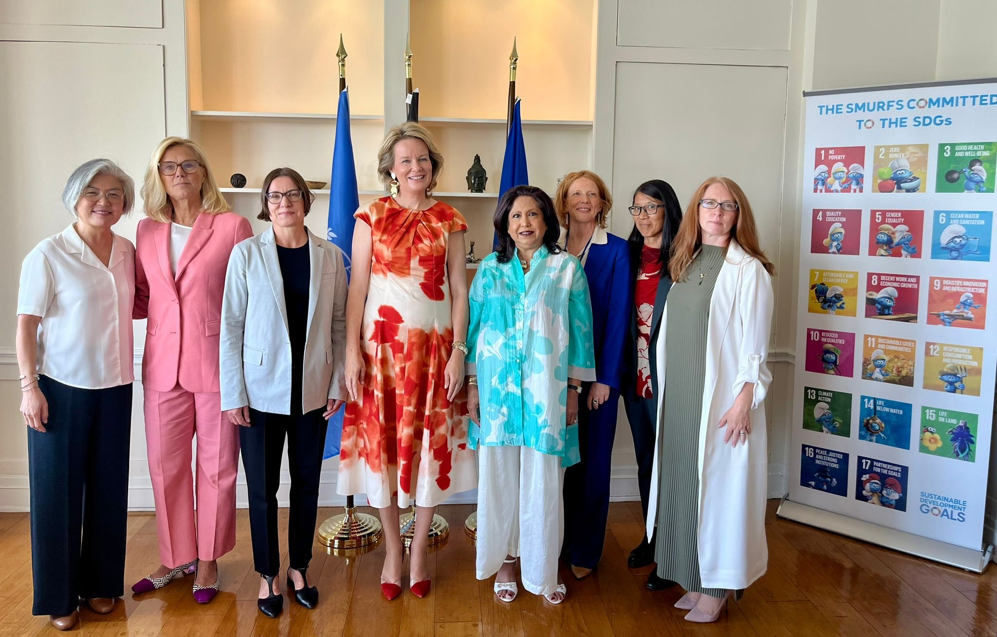 Mathilde takes Manhattan en dat doet de Belgische koningin in stijl