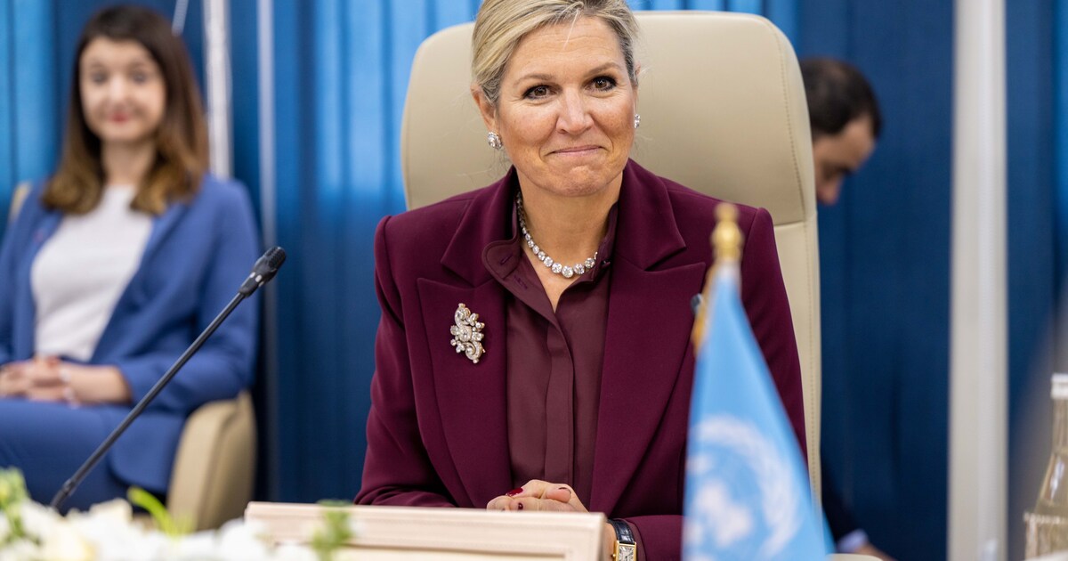 Koningin Máxima in New York: gekleed op business, maar wél met kleur ...