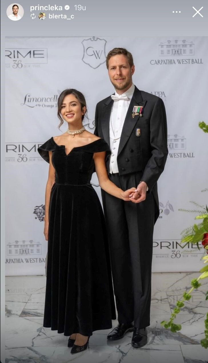 Na een vechtpartij én een vechtscheiding is prins Leka van Albanië weer ...