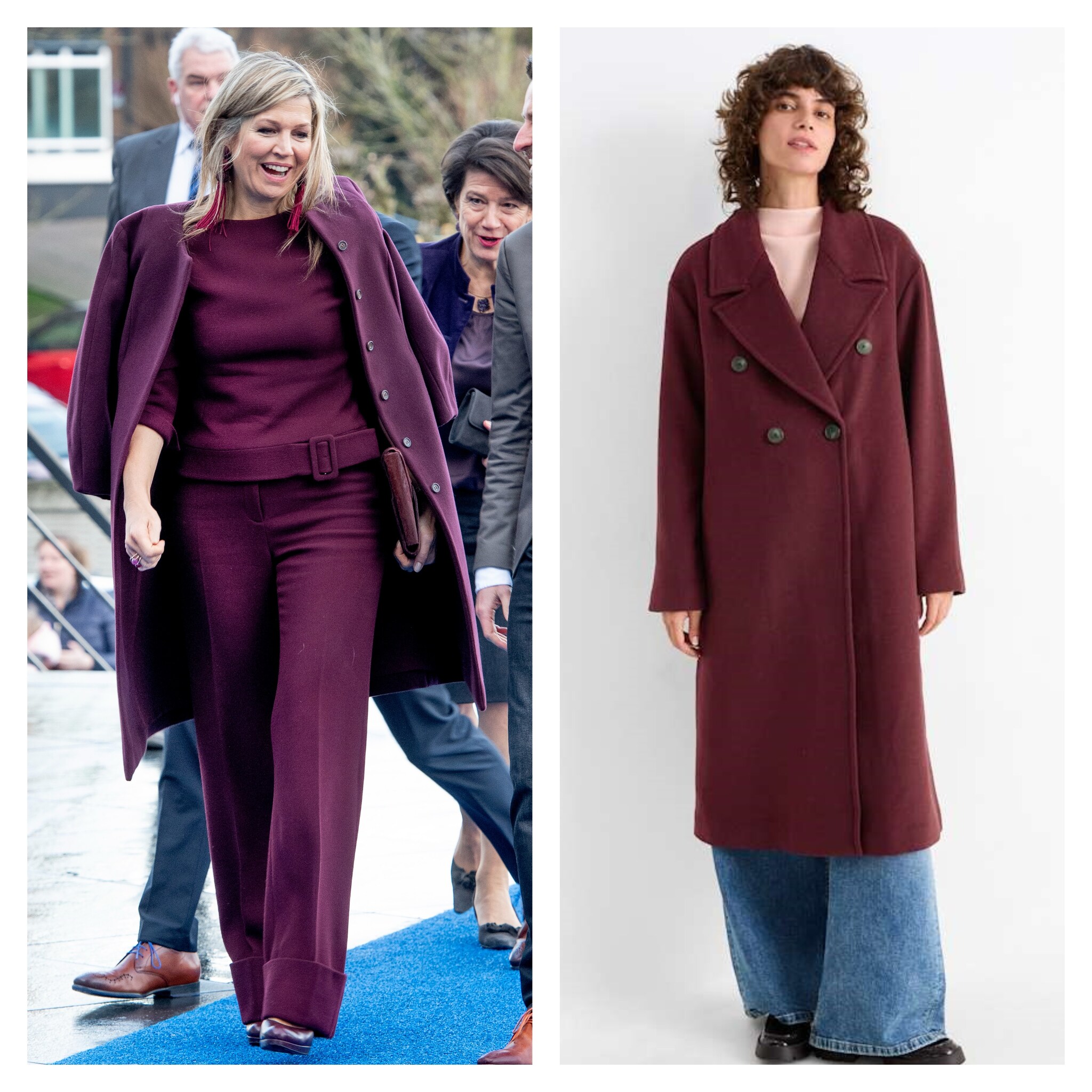 Steel haar stijl: net zo mooi als Máxima in bordeaux
