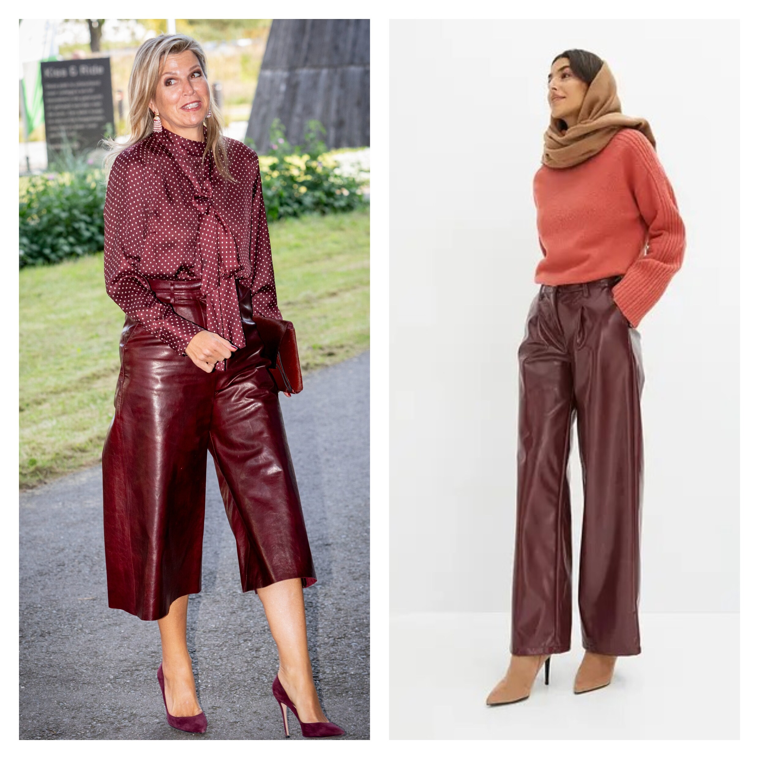 Steel haar stijl: net zo mooi als Máxima in bordeaux | Libelle