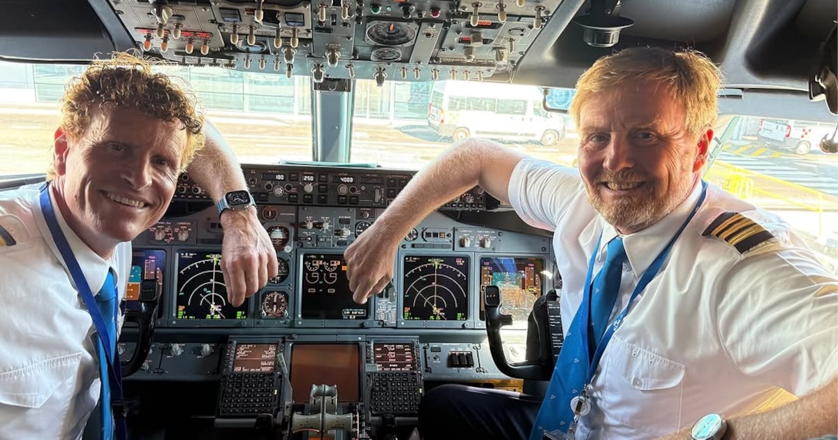 Koning Willem-Alexander viert 40 jaar als piloot met een nieuwe foto in ...