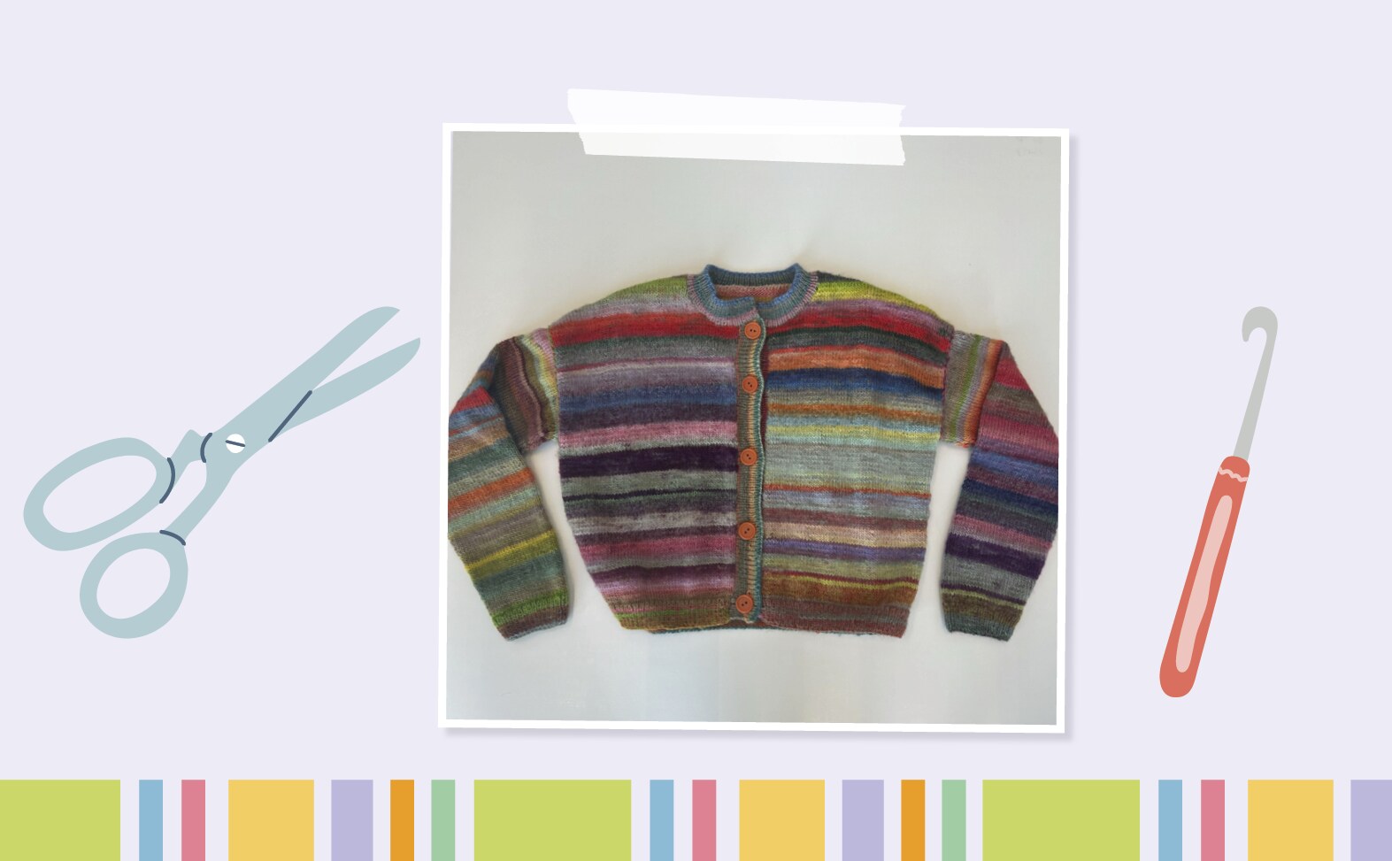 Brei je blij: vest in alle kleuren van de regenboog | Libelle
