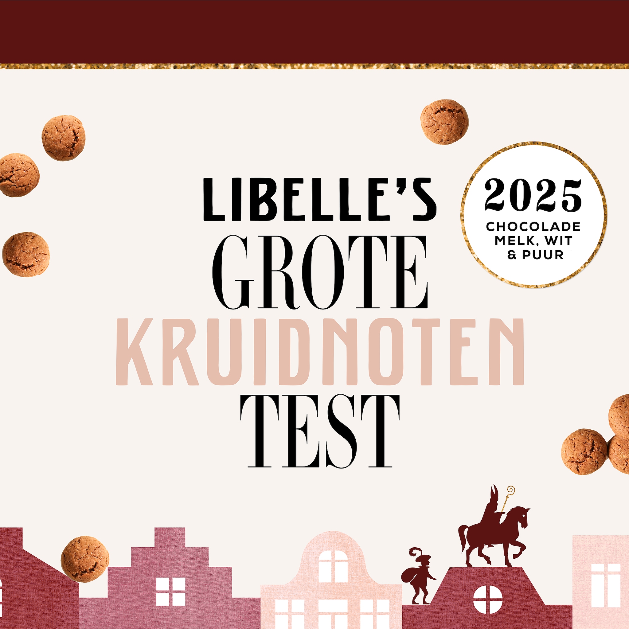 Bij déze supermarkt zijn de chocoladeletters (melk, wit, puur) het ...