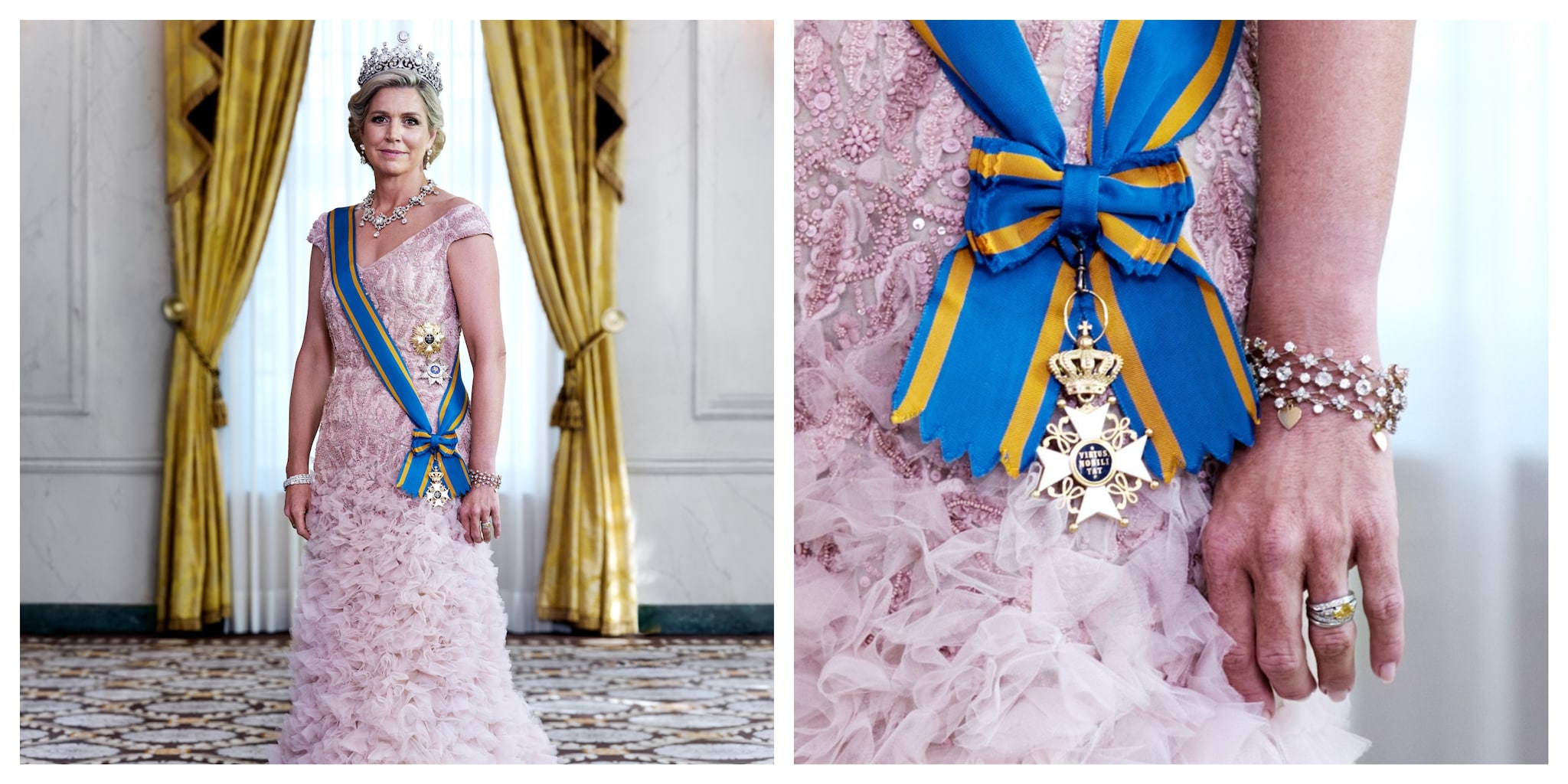 Alle keren dat koningin Máxima zó de kerstboom in kon