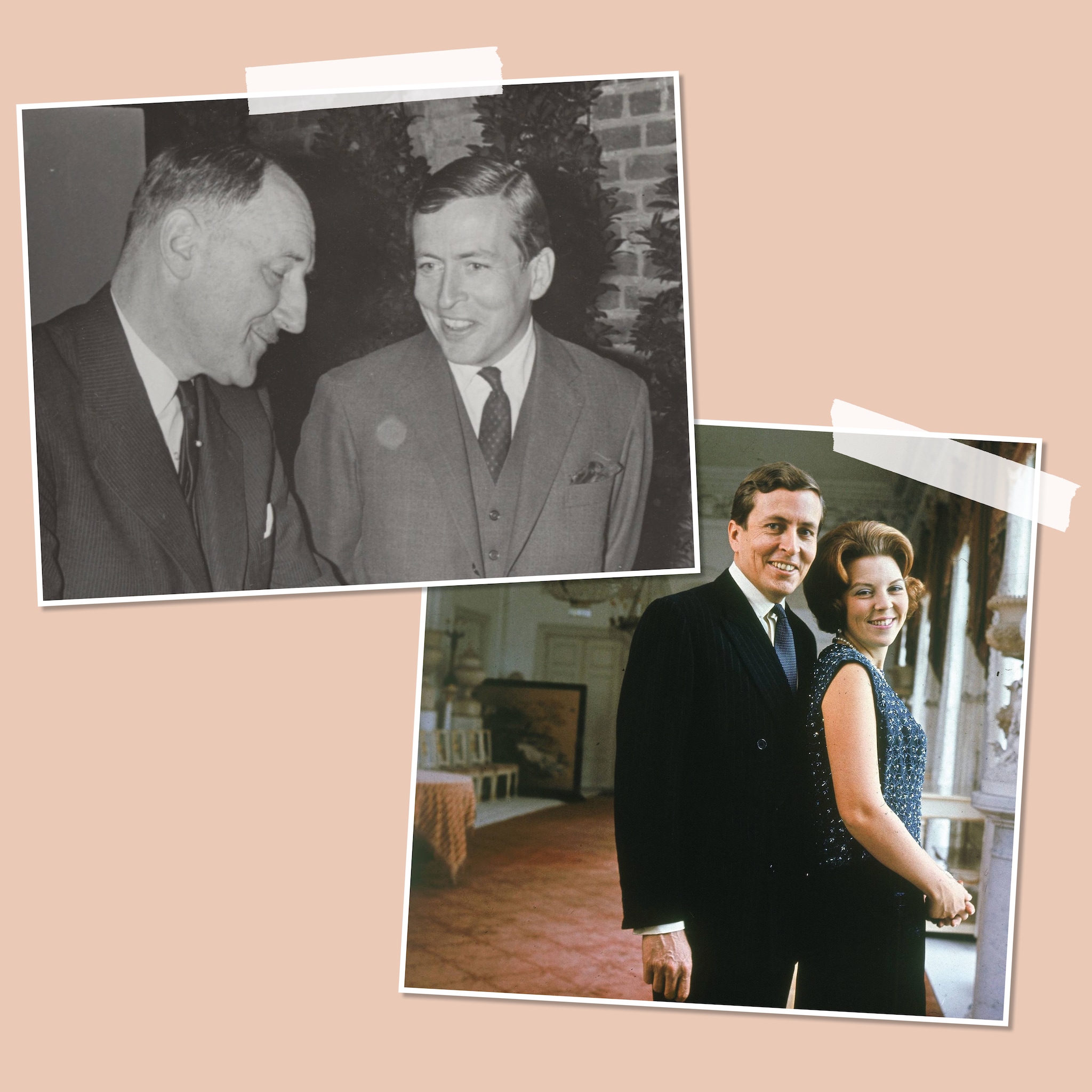 Prins Bernhard en prinses Annette glimmen van trots en met een goede reden