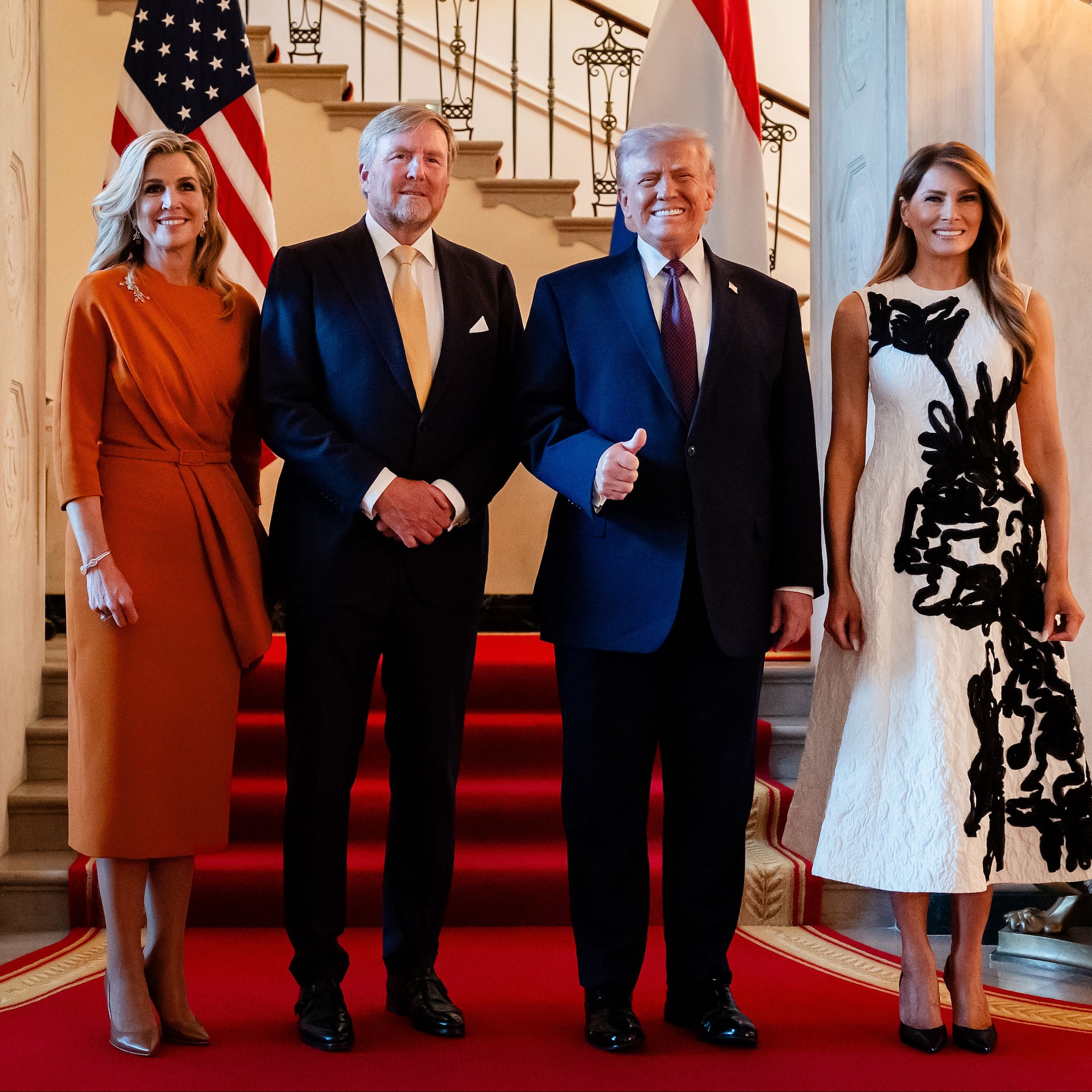 Híer kruipen koning Willem-Alexander en koningin Máxima maandagavond in bed