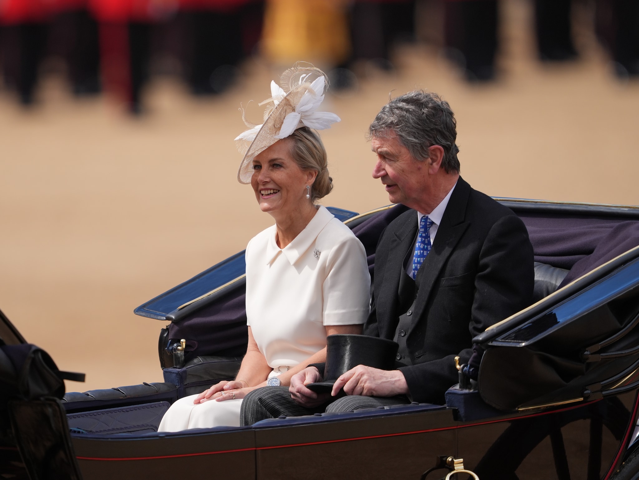 Prinses Catherine schittert in lichtblauw tijdens Trooping the Colour 2026